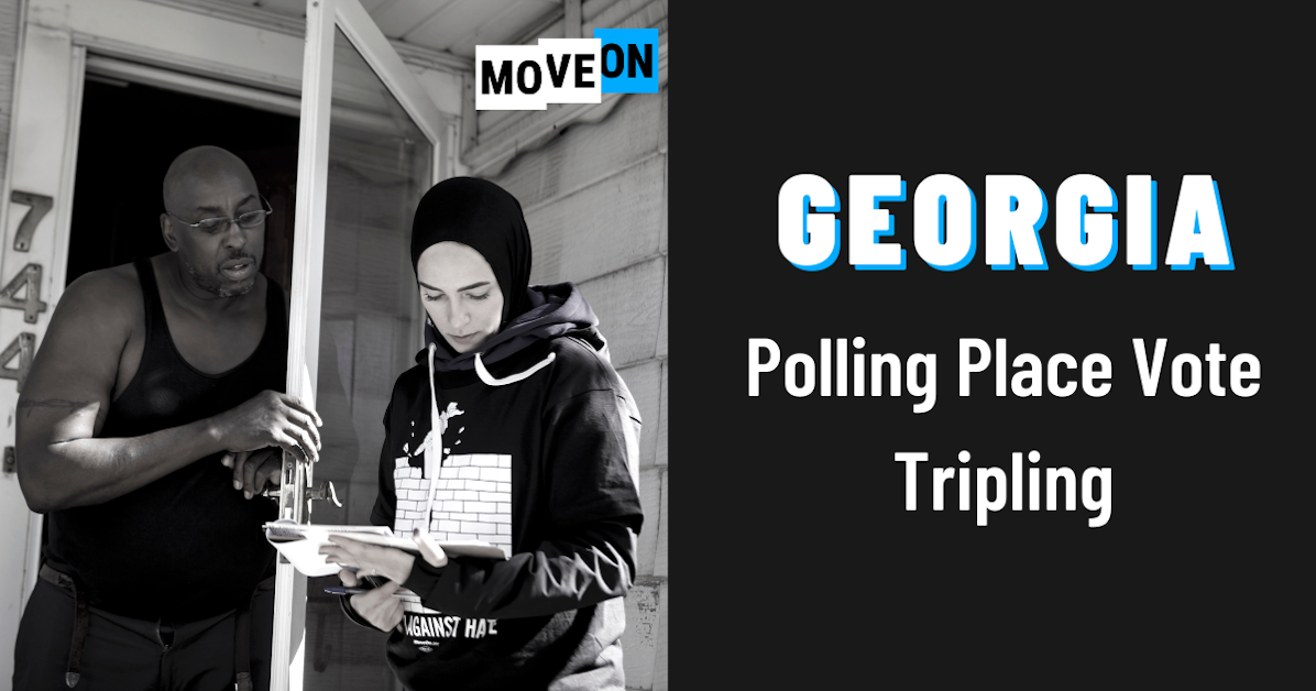 Georgia Runoff Polling Place Vote Tripling · Mobilize